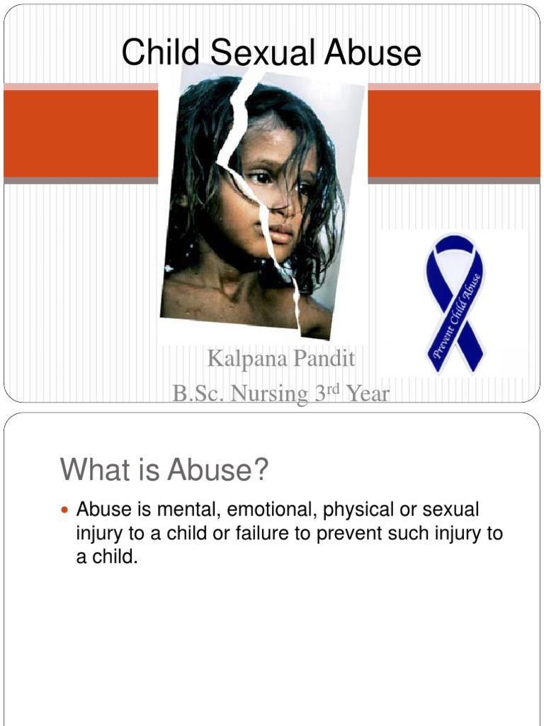 New Child Abuse Presentation | PDF | Human Sexual Activity | Sexual Abuse