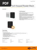 Gallagher T20 Reader Specifications | PDF