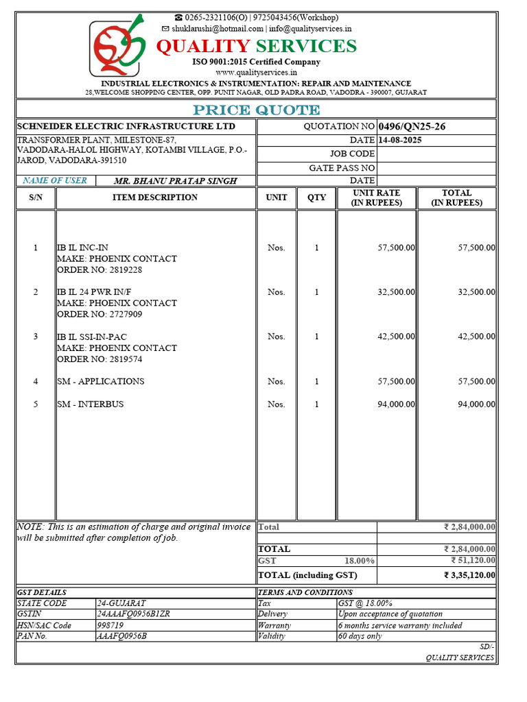 0496 Schneider Electric Ib Il, Sm-Applications & Interbus 14-08-2025 | PDF | Economy Of India