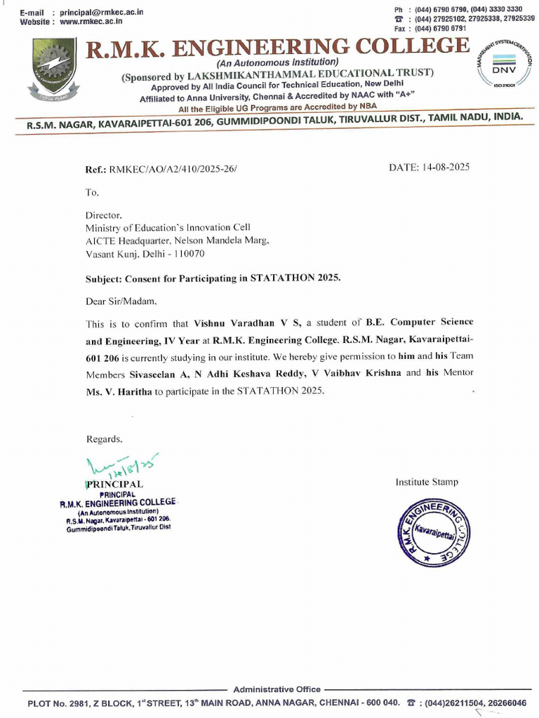 Vishnu Varadhan V S | PDF