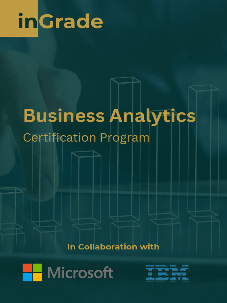 Business Analytics Certification Program | PDF | Analytics | Data Analysis