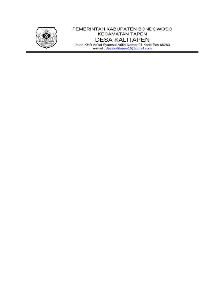 Logo Desa Kalitapen | PDF