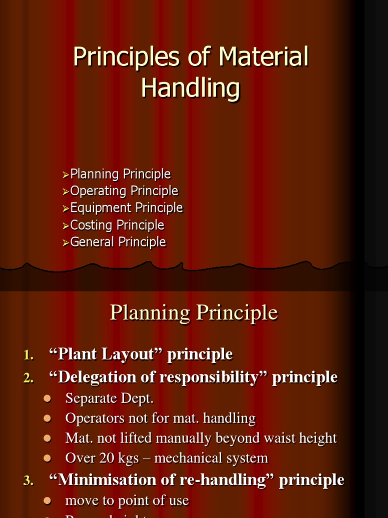 Mat. Handling Equipment | PDF | Pallet | Crane (Machine)