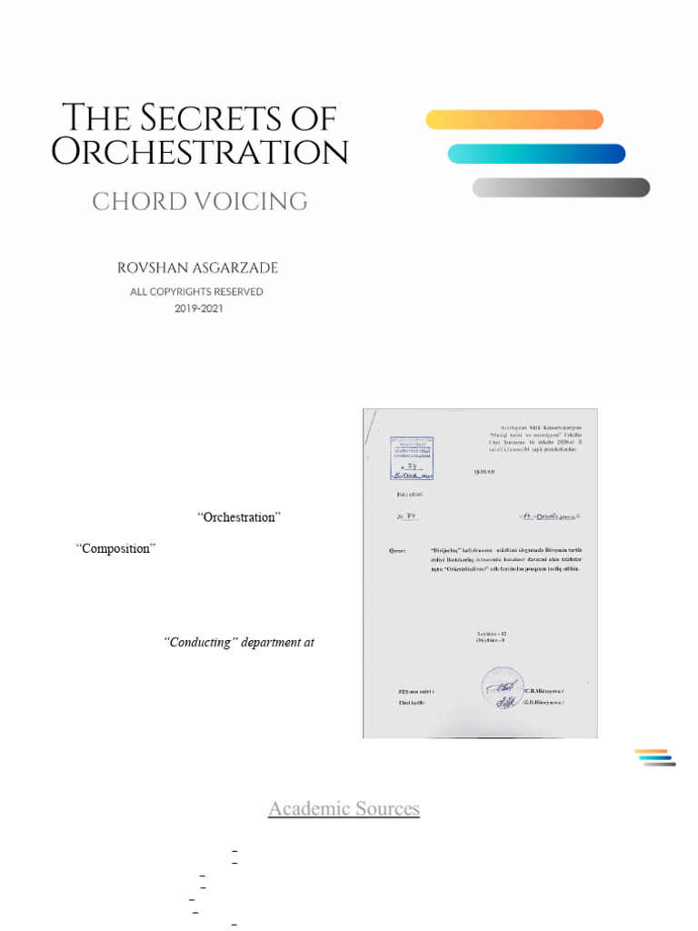 $the Secrets of Orchestration - Chord Voicing - 6 - Four-Part Classical ...