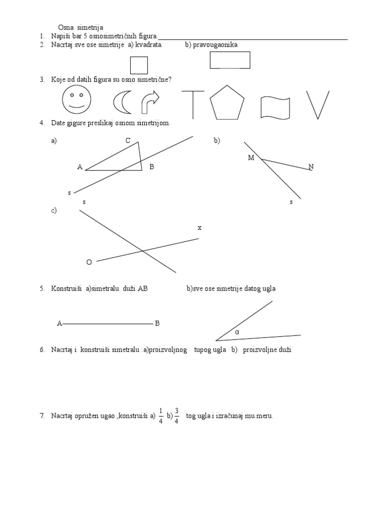 Osna Simetrija | PDF