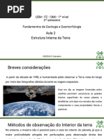 Resumo Modelo Geoquimico e Geofísico - Estrutura Interna Da Terra | PDF | Crosta (Geologia) | Terra