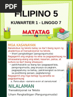 Filipino Pista Sa Aming Bayan | PDF