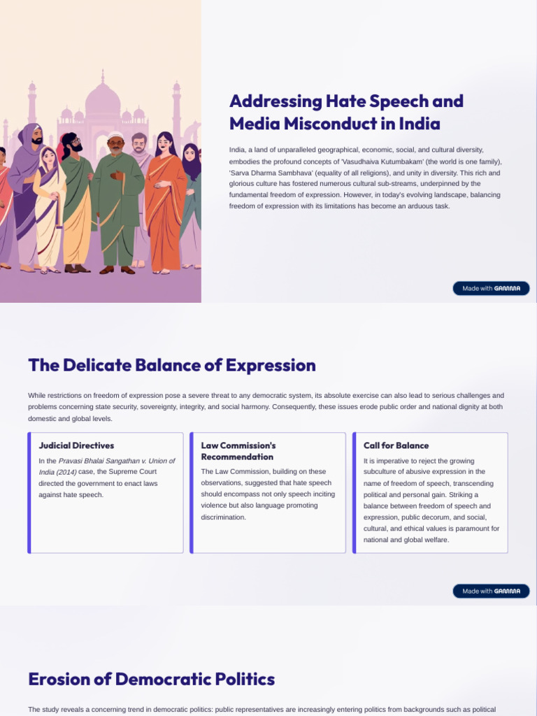 Combating Hate Speech in India | PDF | Hatred | Crimes