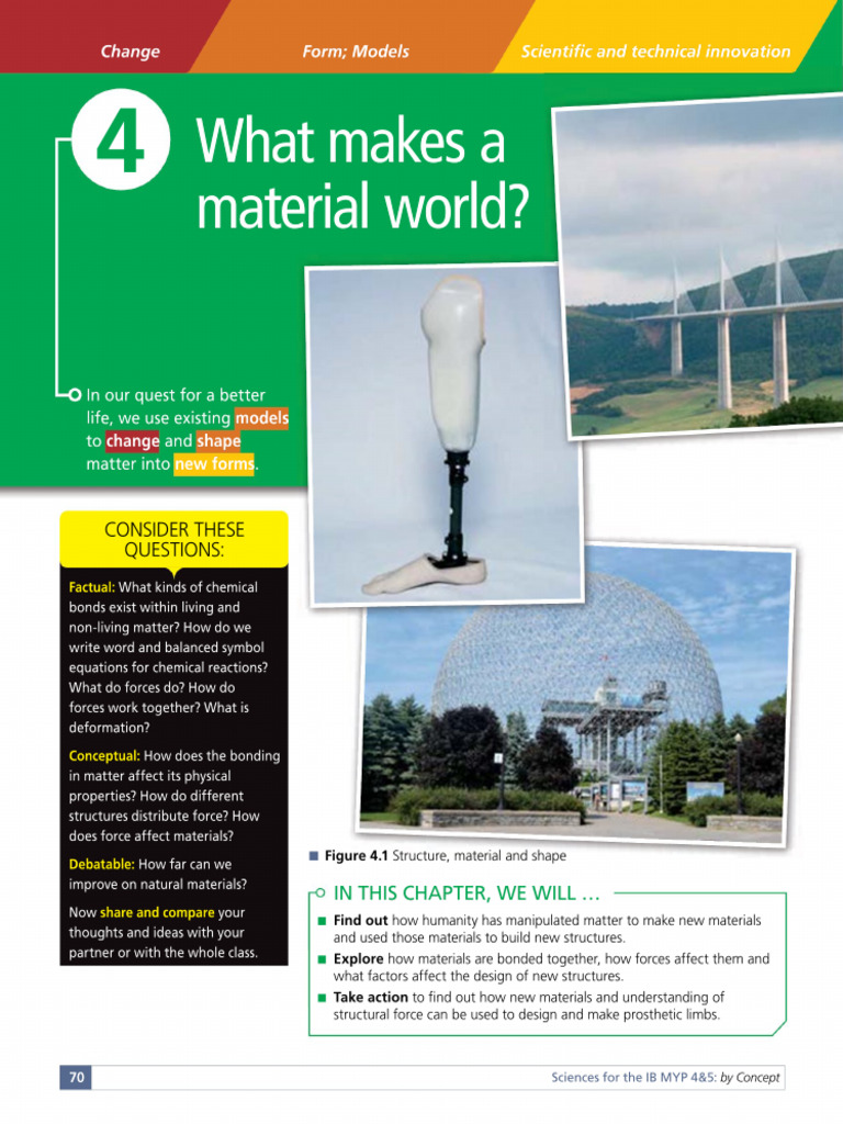 MYP3 Science Unit1 Reader | PDF