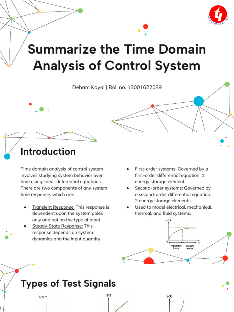 Summarize The Time Domain Analysis of Control System | PDF | Damping ...