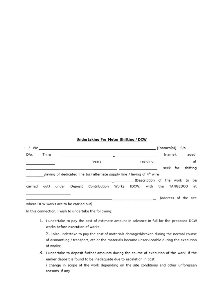 Meter Shifting Undertaking Form | PDF | Chess Theory | Chess
