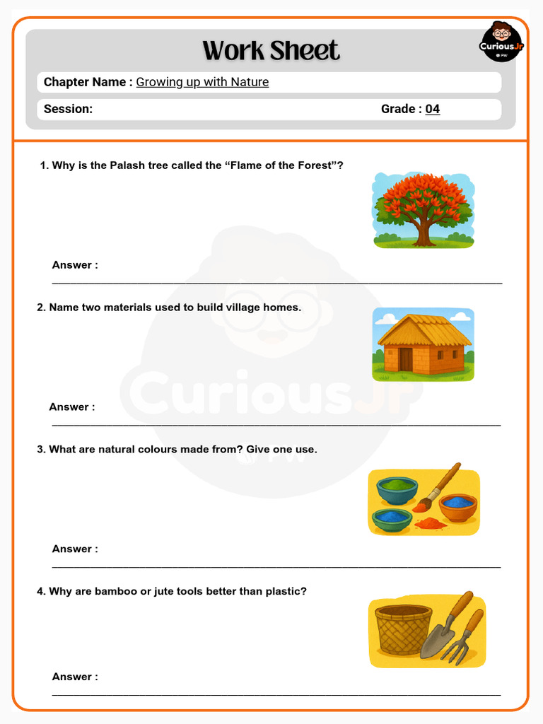 Growing Up With Nature: Grade: 04 Session: Chapter Name | PDF