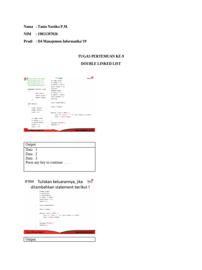 Tugas Pertemuan 9 | PDF
