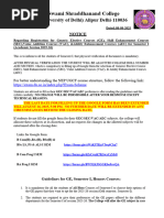 GE Course Guidelines for DU 2025-2026 | PDF | Bachelor's Degree ...