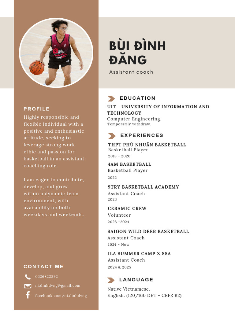 Bui Dinh Dang AC CV | PDF