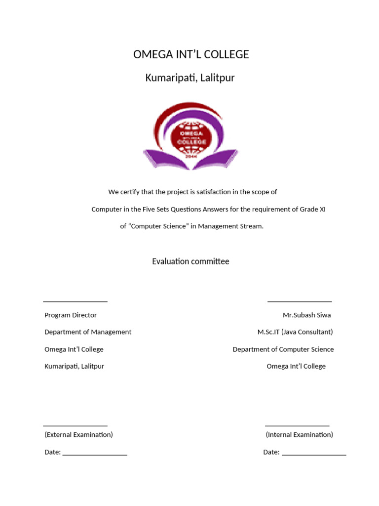 Evaluation Committee | PDF