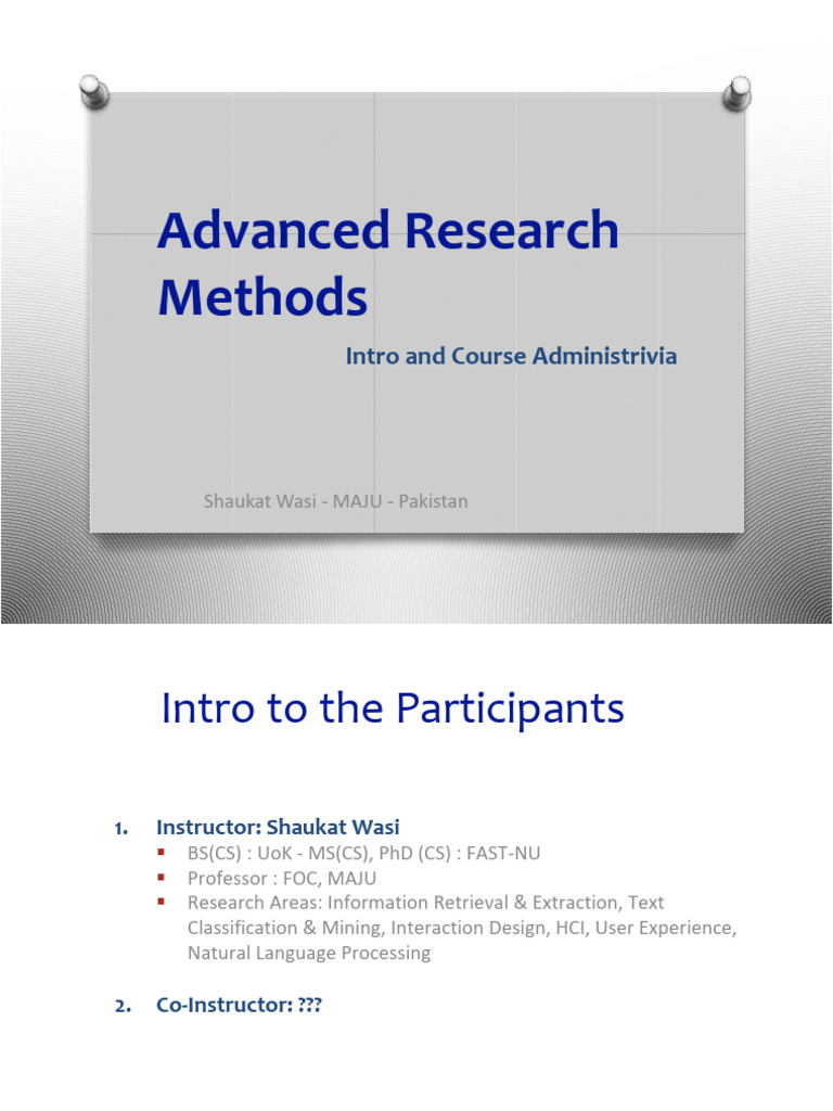 Advanced Research Methods Overview | PDF | Wright Brothers | Prototype
