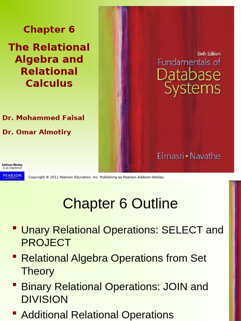 7-The Relational Algebra and Relational Calculus (1) (Autosaved) | PDF ...