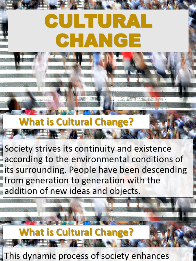 Sources of Cultural Change Explained | PDF | Society | Liberal Arts ...