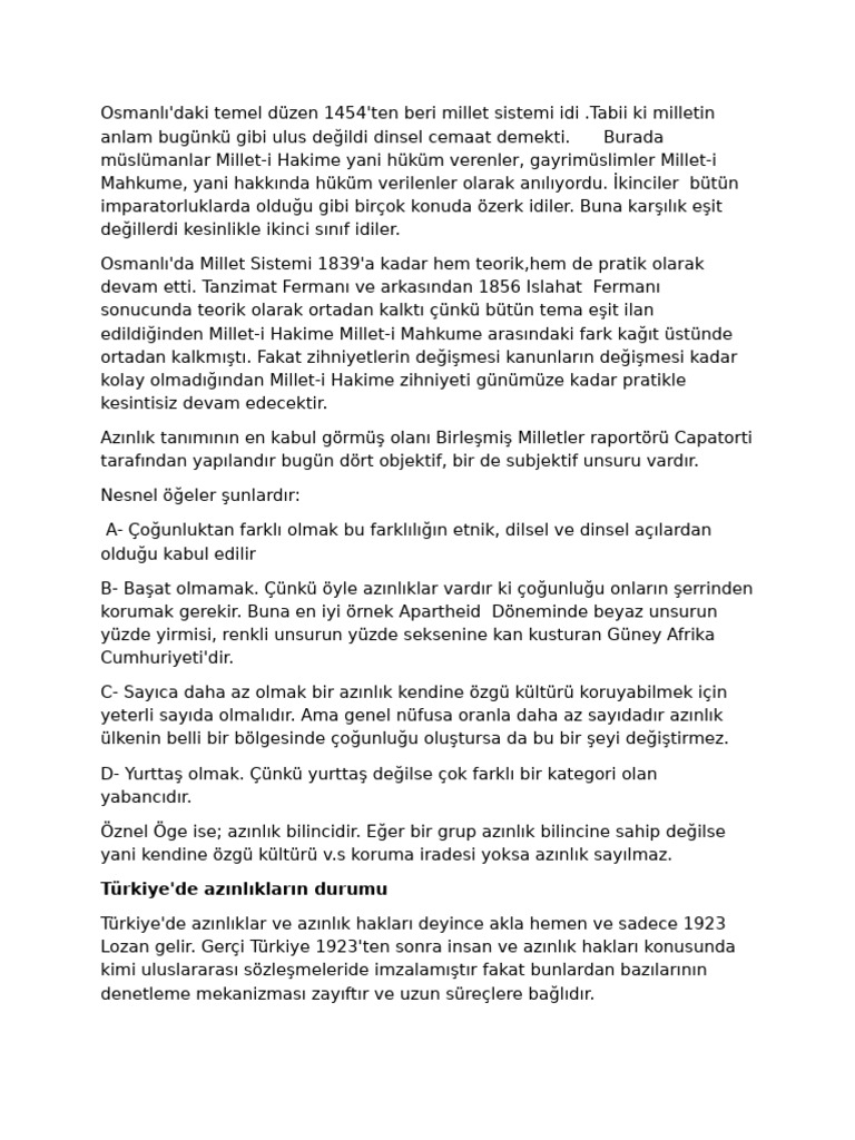 Azinlik Tanimi Baskin | PDF