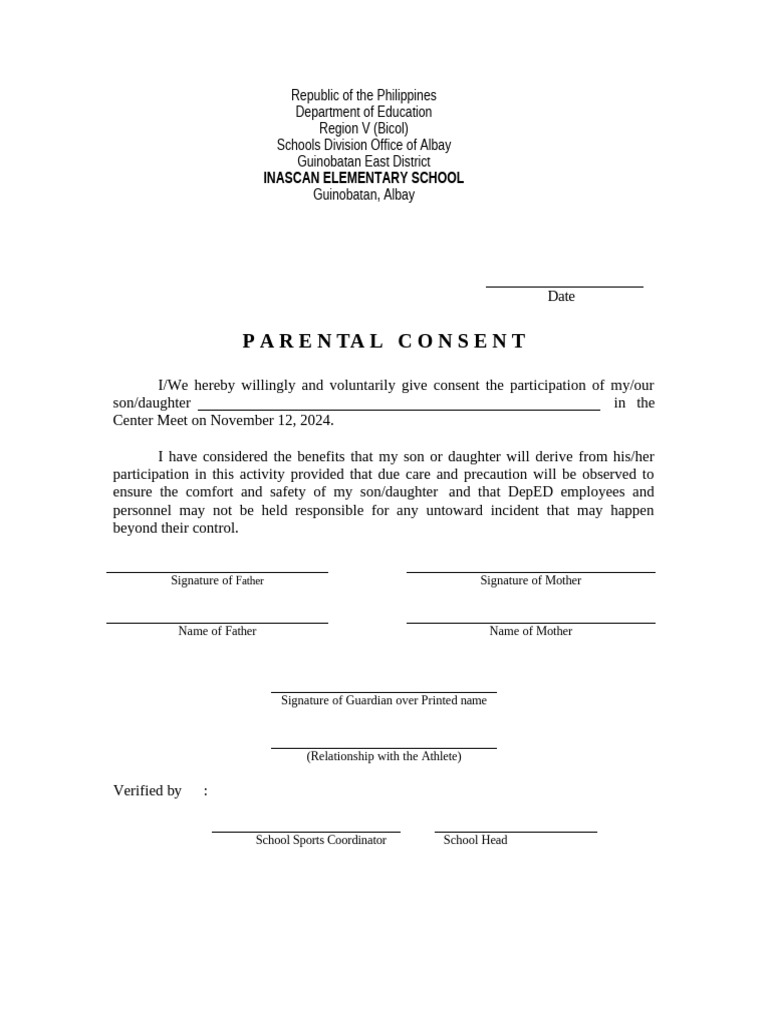 District Meet Parental Consent Compress (2) | PDF