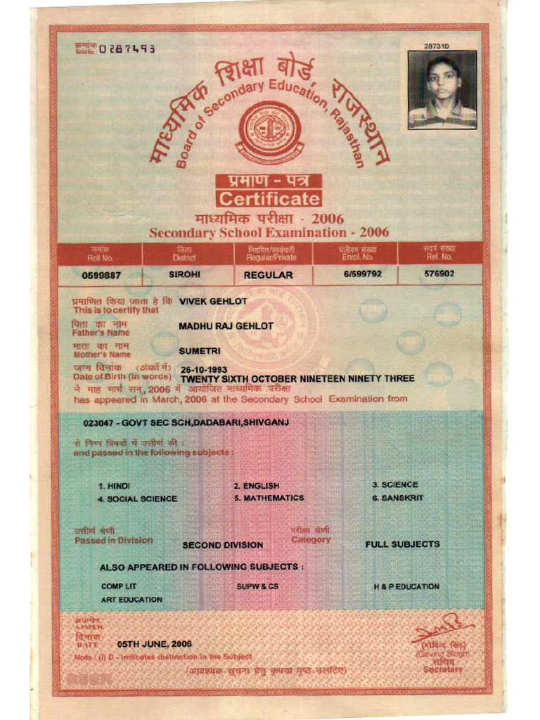 Board Certificate | PDF