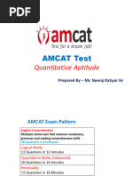 Amcat Previous Year Question Set | PDF