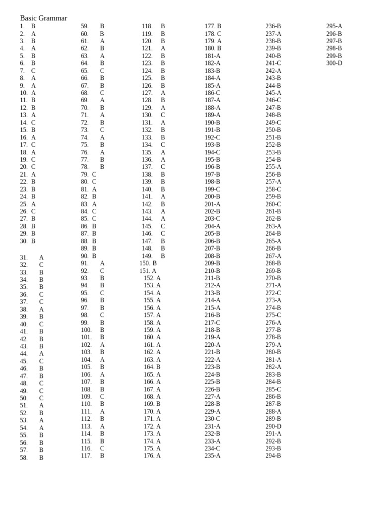 2 Answers Key | PDF