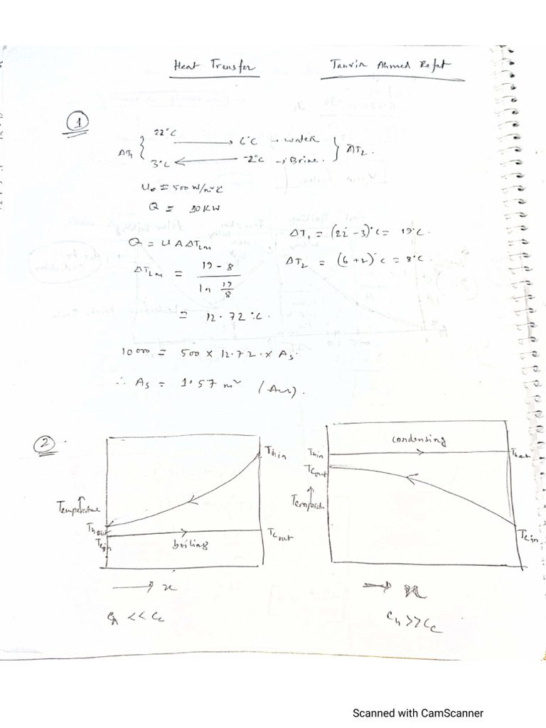 Heat Transfer Q&A | PDF