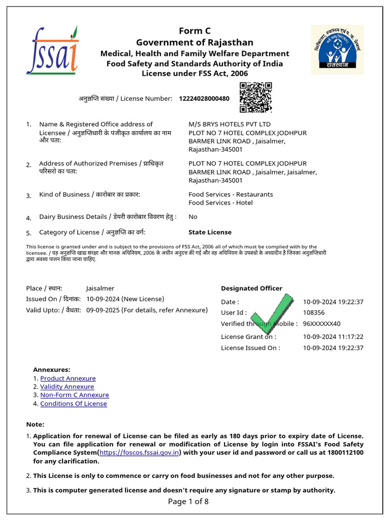 Food Lic 2024 | PDF | Foods | Vegetable Oil