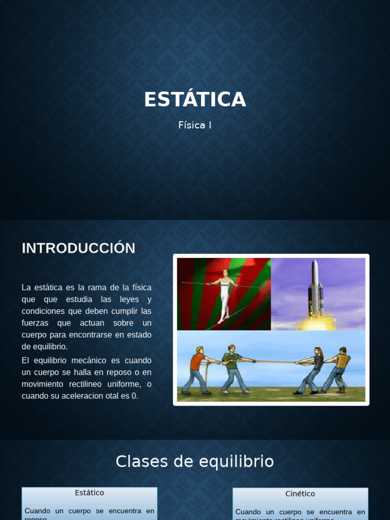 Fundamentos de Estática en Física | PDF | Fuerza | Las leyes del ...