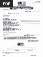 LIC SURRENDER FORM No.5074 ORIGINAL | PDF | Insurance | Life Insurance