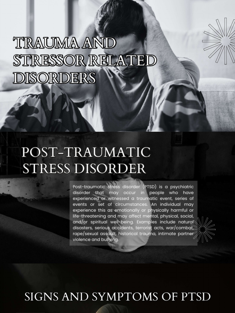 TRAUMA AND STESSOR RELATED DISORDER - Compressed | PDF | Psychological ...