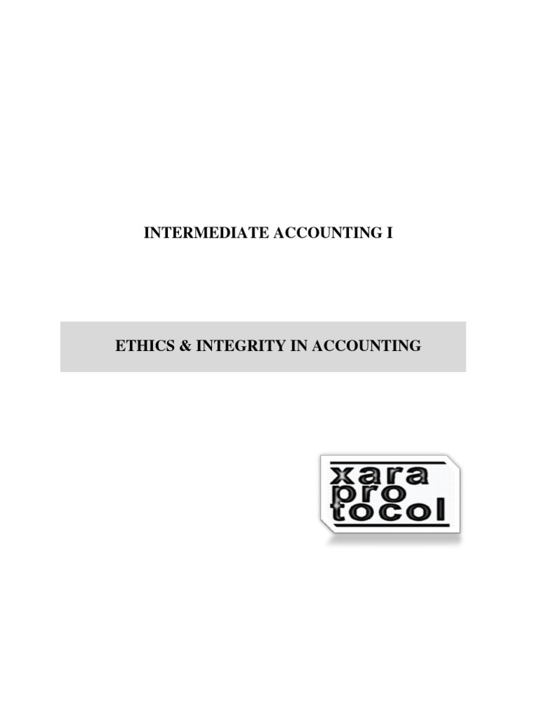 Ethics in Accounting | PDF | Financial Statement | Integrity