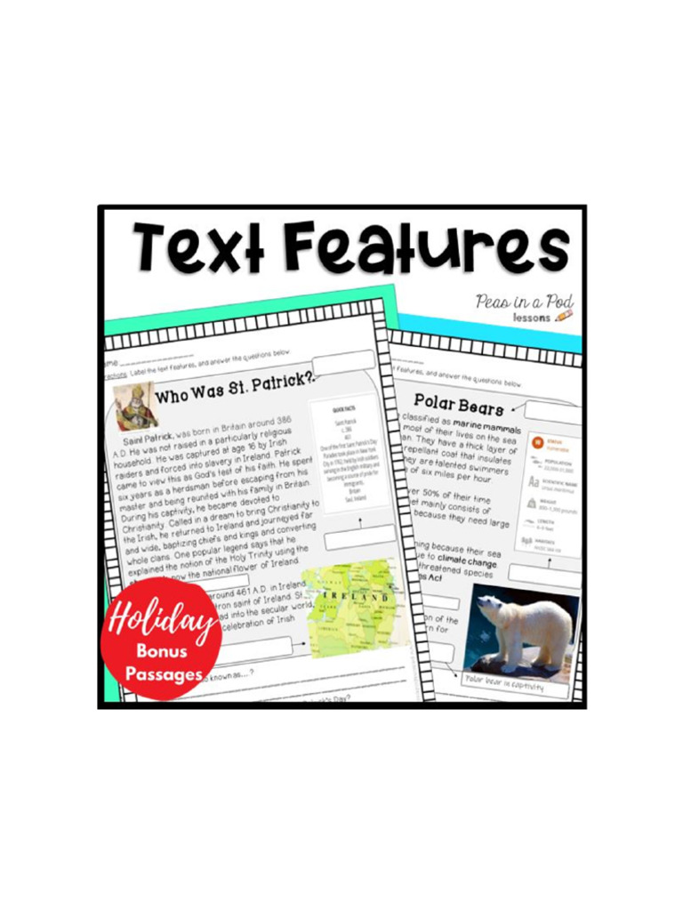 Nonfiction Text Features | PDF