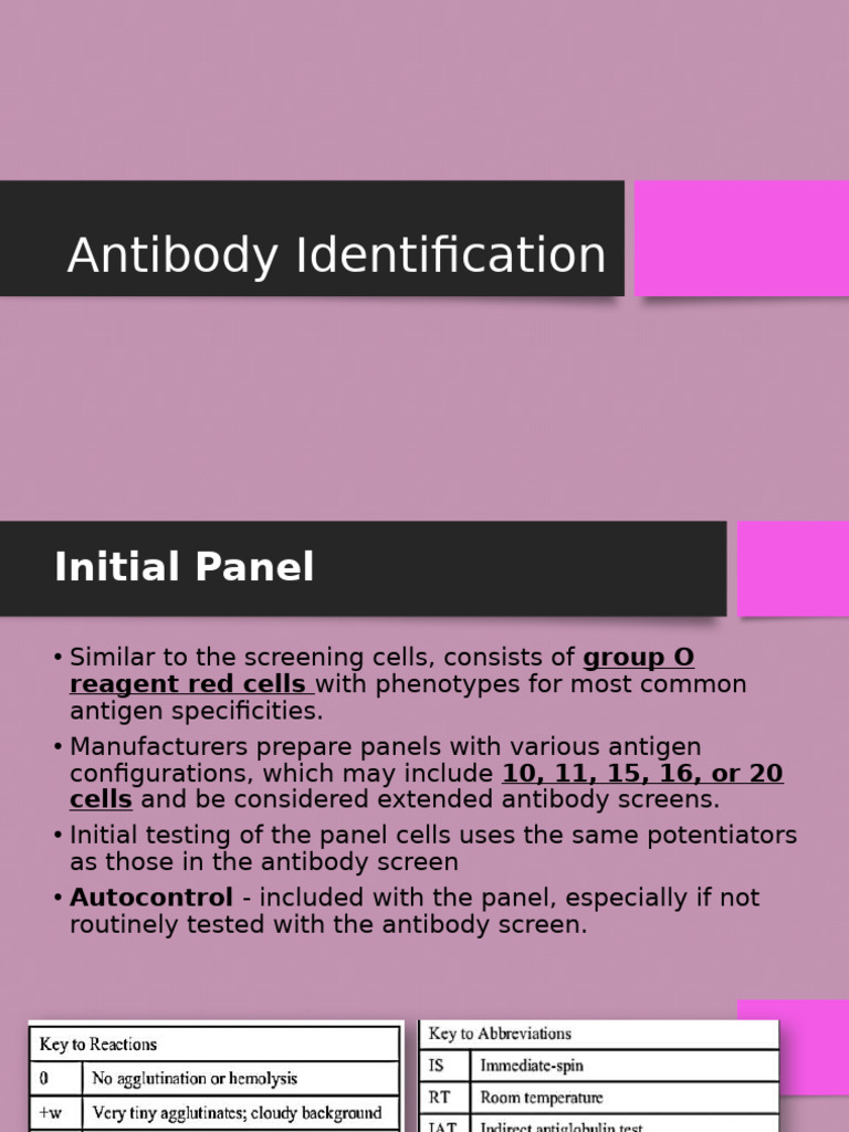 Antibody Identification Techniques | PDF | Antibody | Antigen