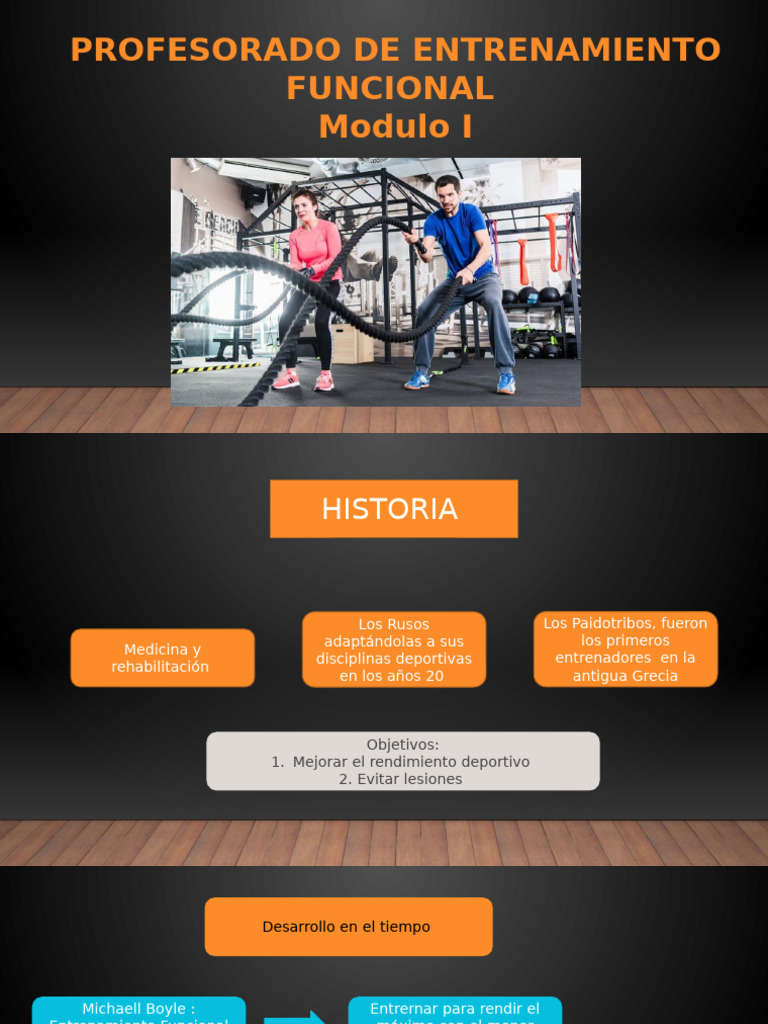 Entrenamiento Funcional: Historia y Beneficios | PDF