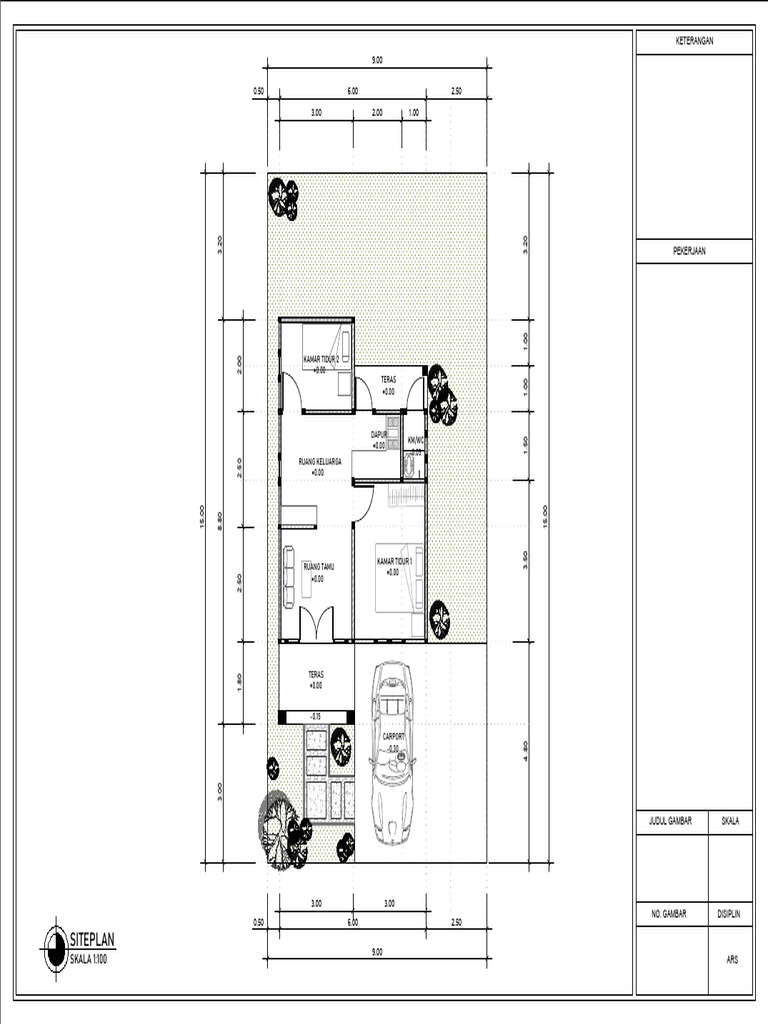 Gambar Kerja Rumah Type 36 | PDF