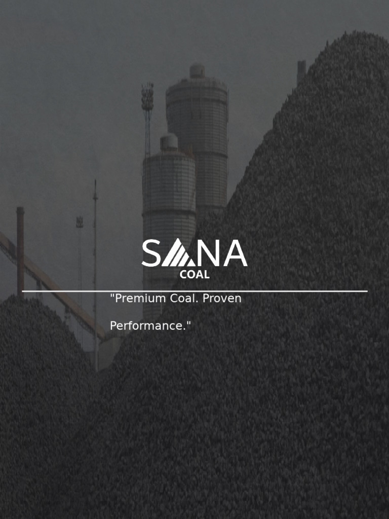 SANA COAL_ Trusted Coal Supplier | PDF | Coal | Supply Chain