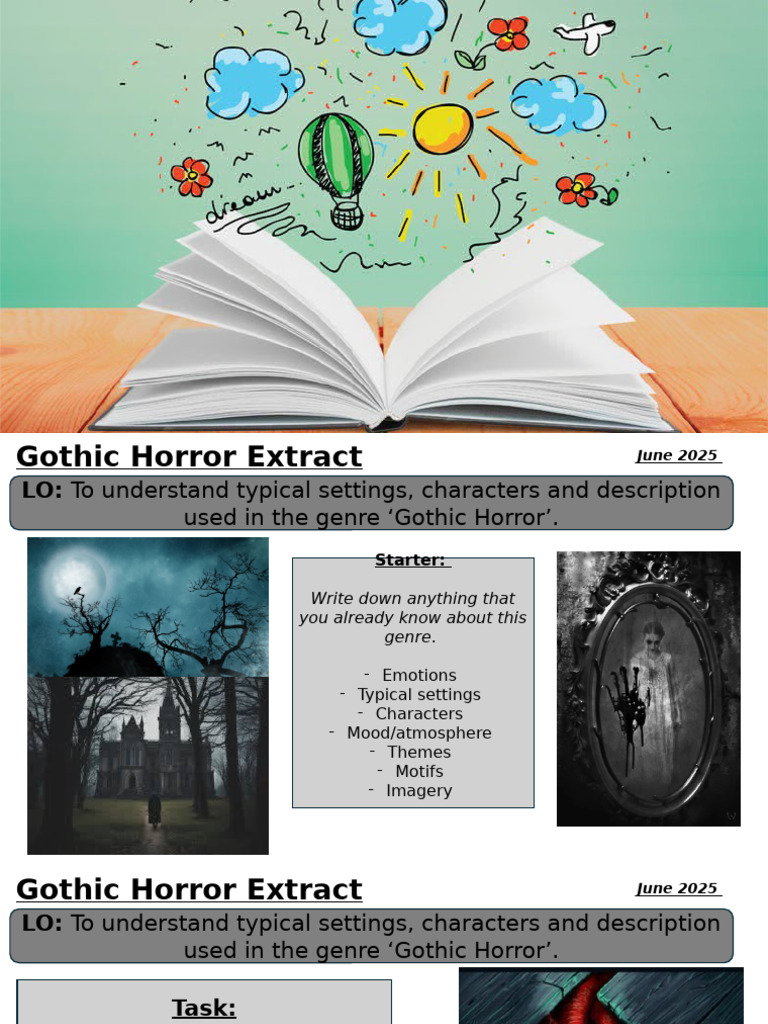 Gothic Horror - Commonlit Task - The Tell Tale Heart | PDF