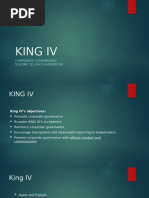SU 1 King IV Report On Corporate Governance | PDF | Internal Audit | Audit