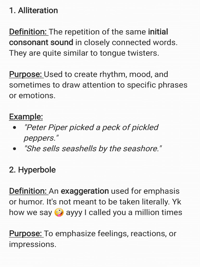 English Figures of Speech Modified | PDF
