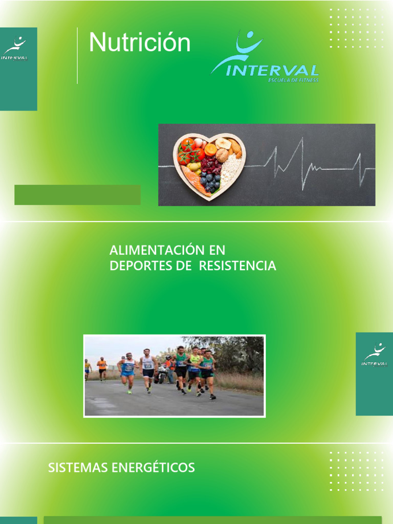 CLASE 2 Resistencia Que Comidas Comer para Poder Rendir Mejor | PDF | Nivel de glucosa | Resistencia