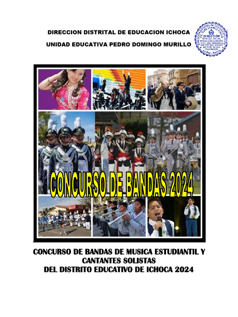 Concurso Bandas 2024 Oficial | PDF | Musicología