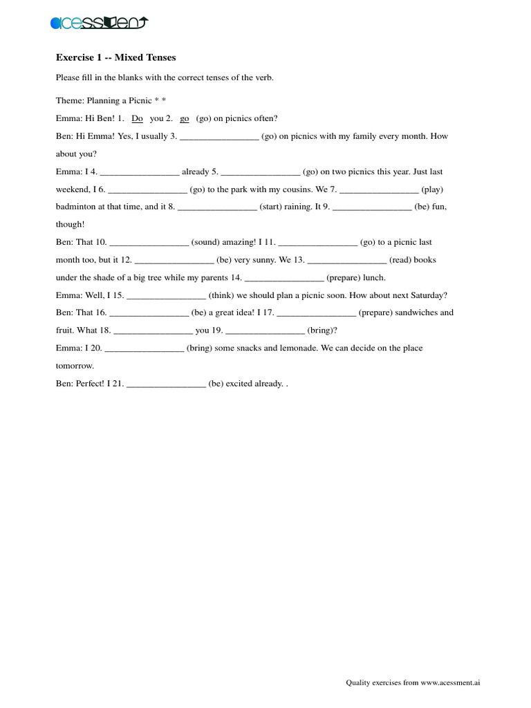 P6 Grammar Sample Exercise | PDF