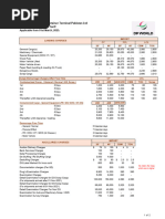 SAPT Counter Tariff | PDF