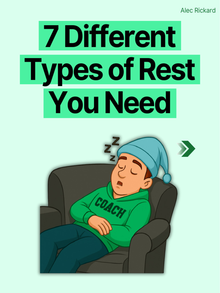 7 Different Types of Rest You Need | PDF