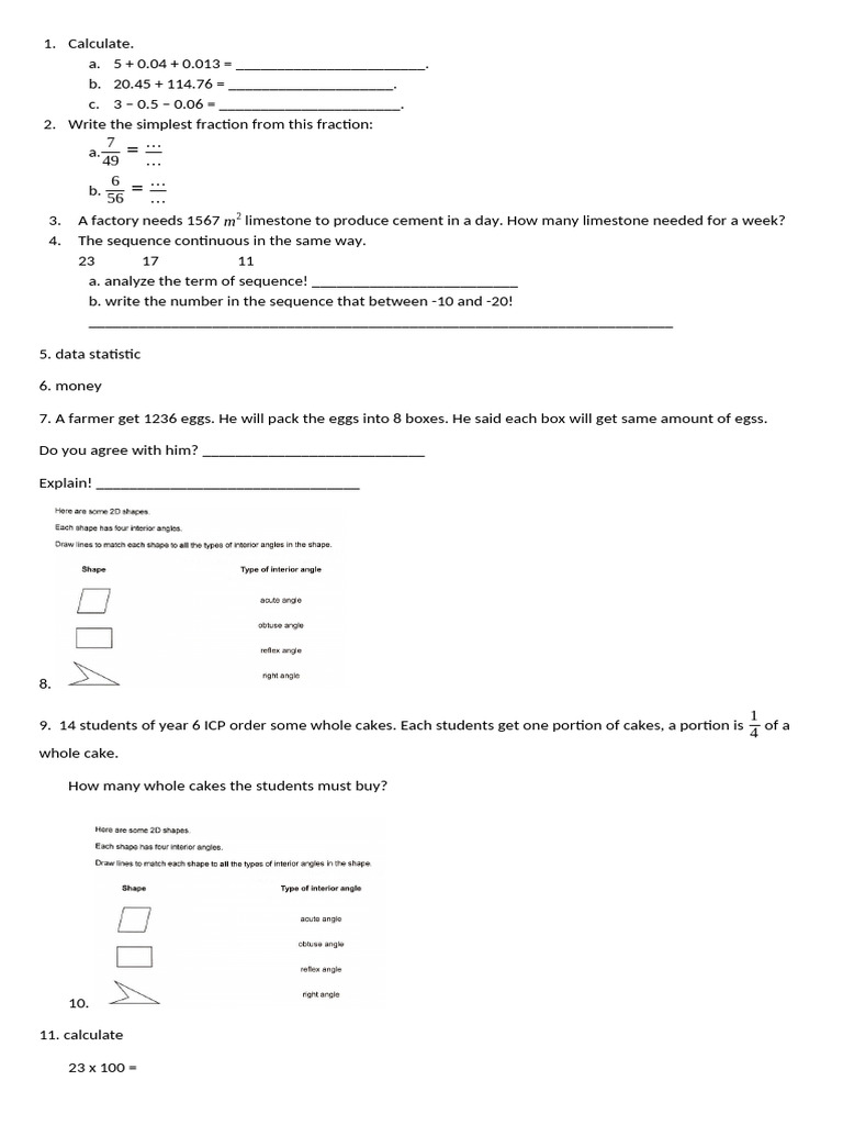 G6 Karatina Spesial Paper | PDF