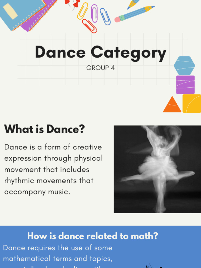 Section G2 Group4 Dance Category | PDF | Dances | Symmetry