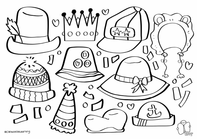 58 Carouselle Learning Colouring Hats | PDF
